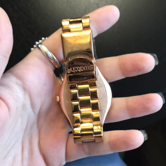 Swatch | Accessories | Swatch Rose Gold Watch | Poshmark